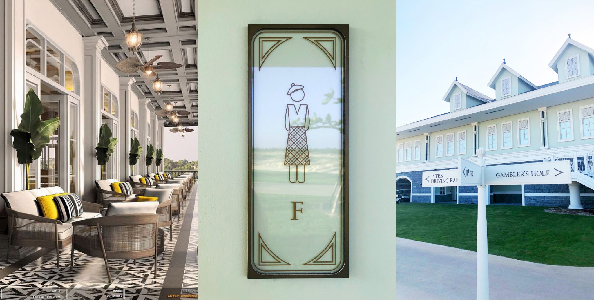 Vietnam Hoiana Shores Golf Club Wayfinding Hotel Signage Design ...