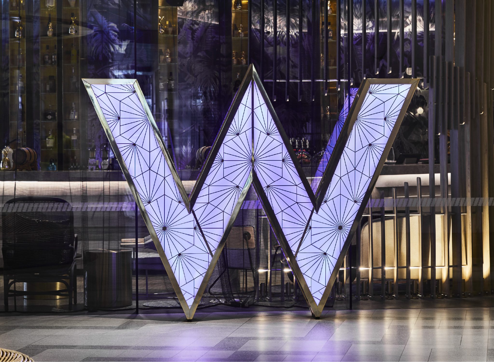 W Brisbane Wayfinding Signage Design - Corlette Design